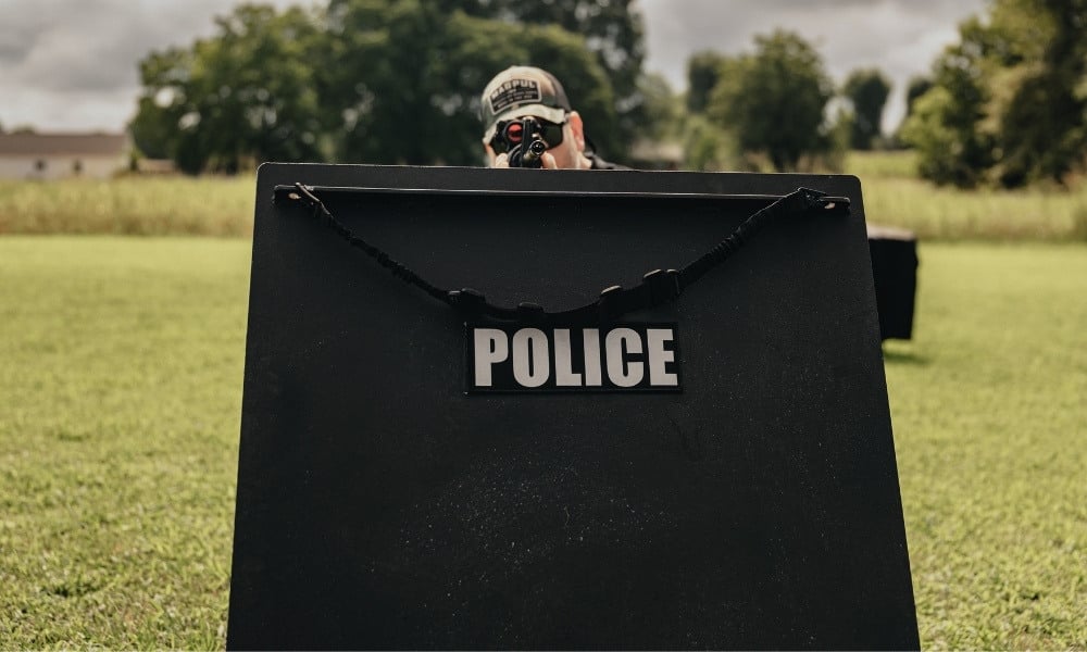 Mobile Fighting Position Lite V2 (MFP) | Rolling Ballistic Shield
