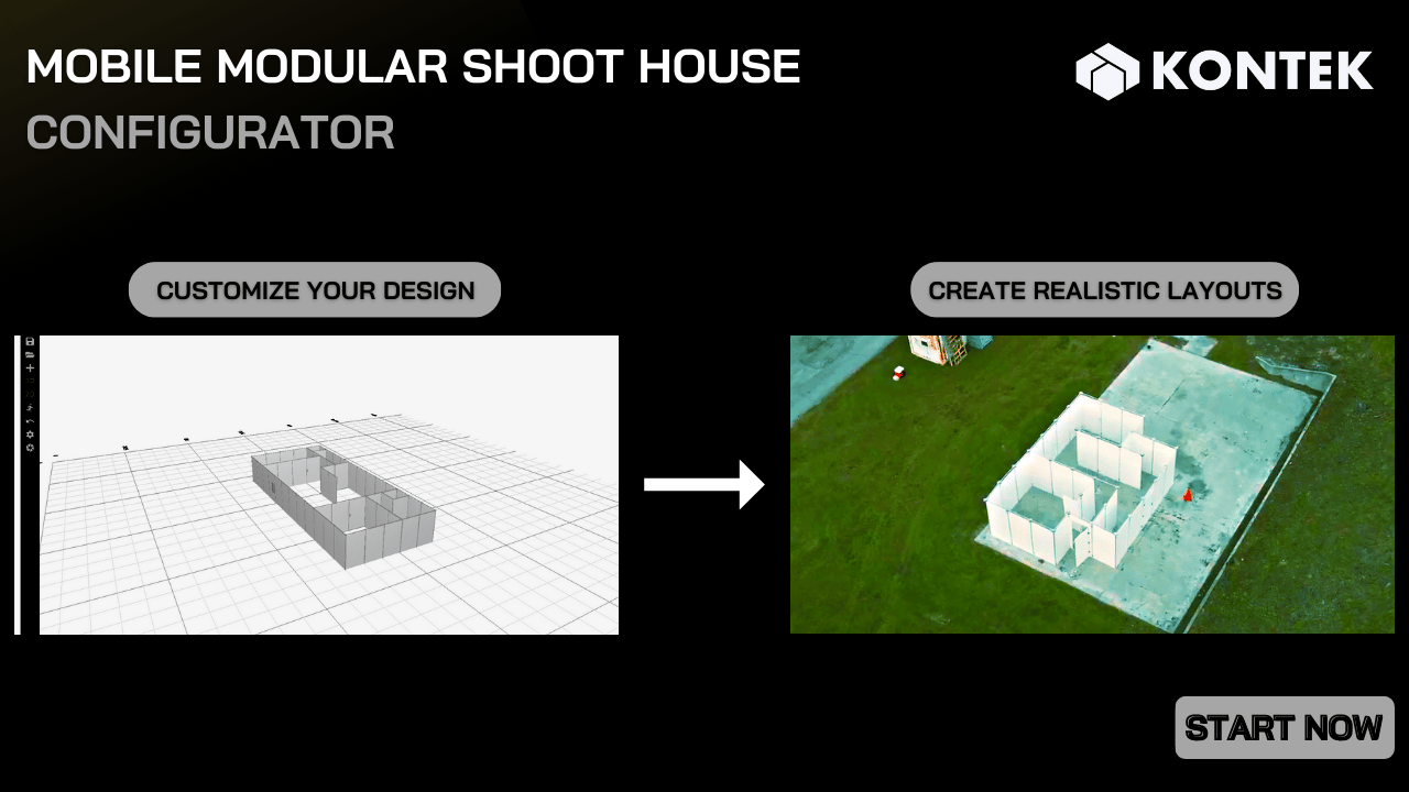 Mobile Modular Shoot House for CQB Training