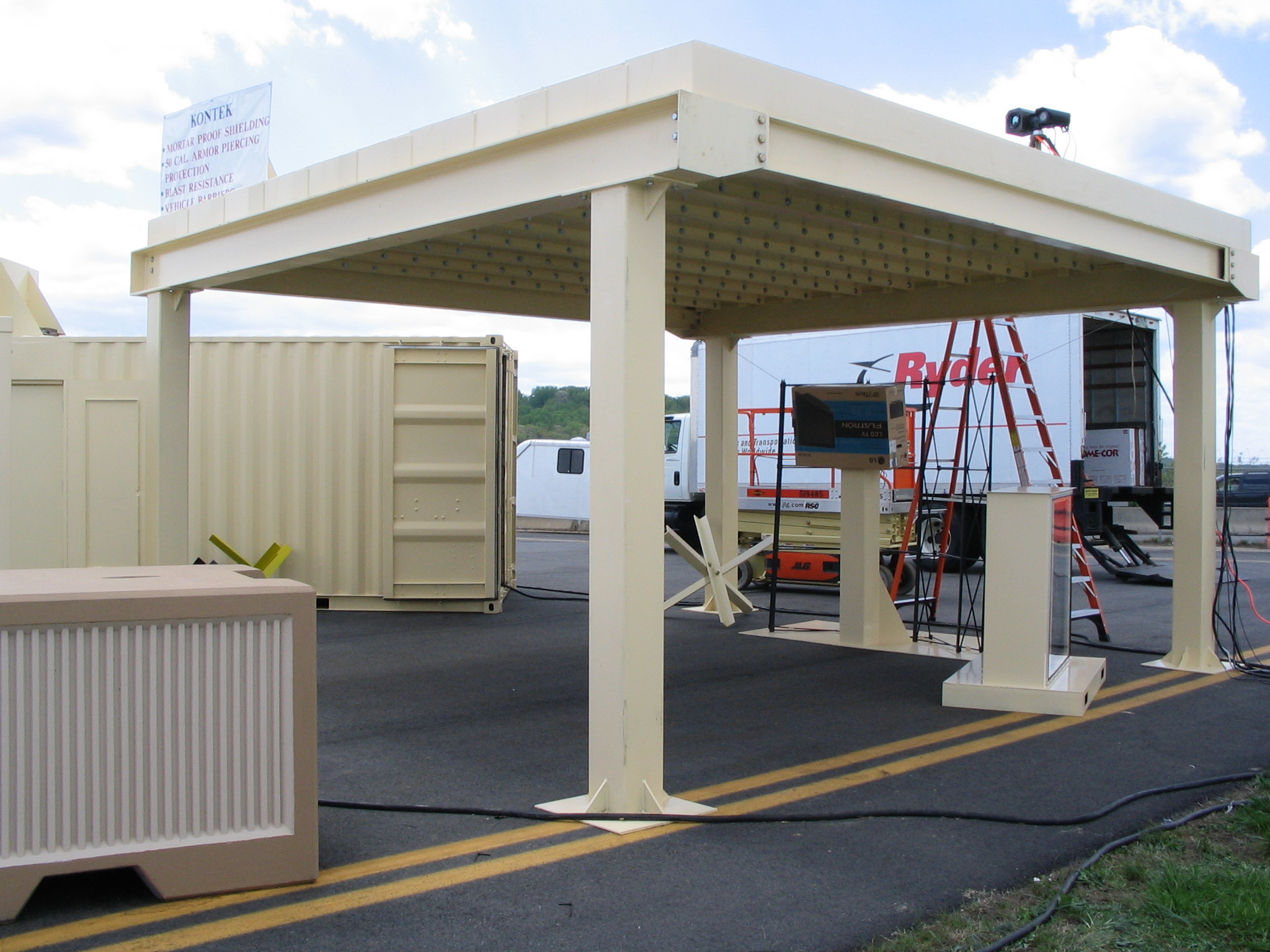 Modular Mortar Canopy System | Mortar Canopy | Kontek Industries