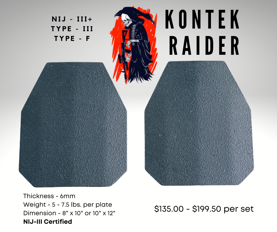 Steel Plates for Body Armor | NIJ III Certified Plates